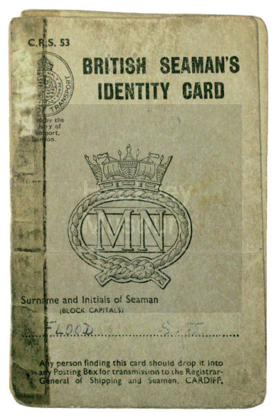 Identity card : British seaman's identity card | Hackney Museum