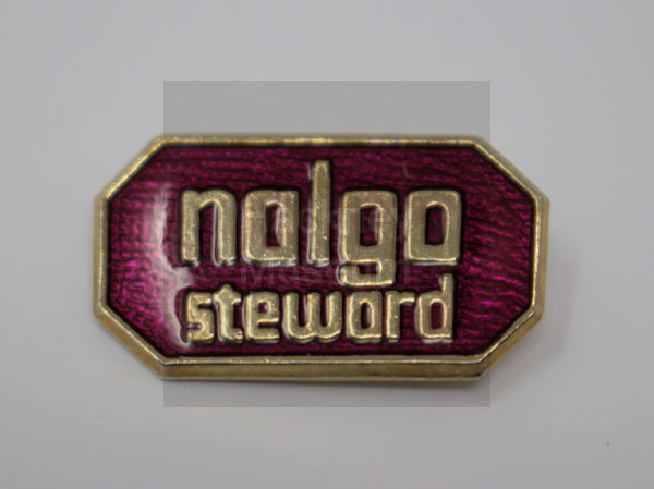 Badge: NALGO Steward | Hackney Museum