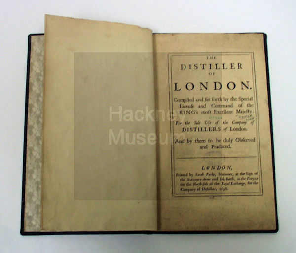 Book - 'The Distiller of London' | Hackney Museum