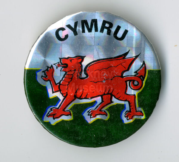Badge - Welsh/Cymru flag | Hackney Museum