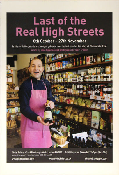 Exhibition poster: The Last of the Real High Streets, Colin O'Brien ...