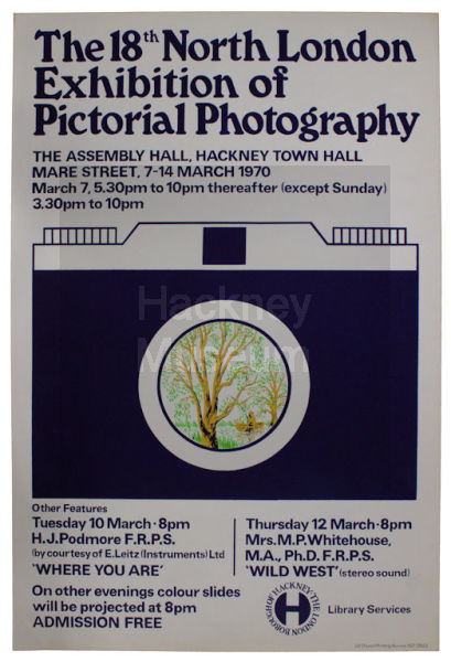 Poster - 18th North London Exhibition of Pictorial Photography | Hackney Museum