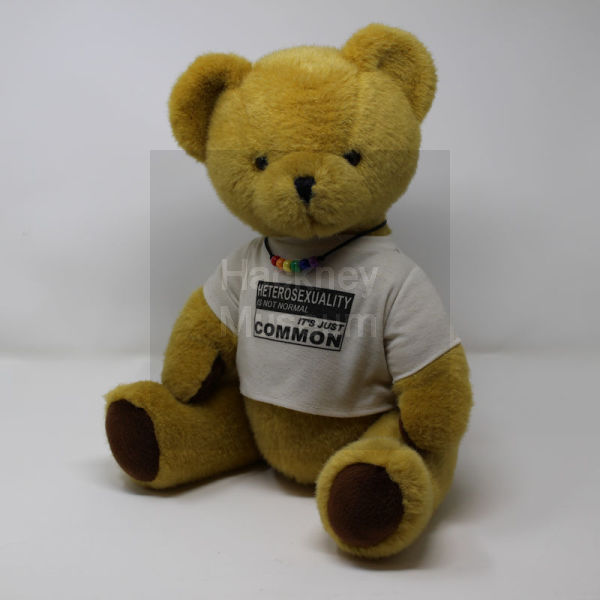 Teddy Bear - 'Heterosexuality is not Normal...' | Hackney Museum