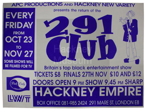 Poster : 291 Club | Hackney Museum