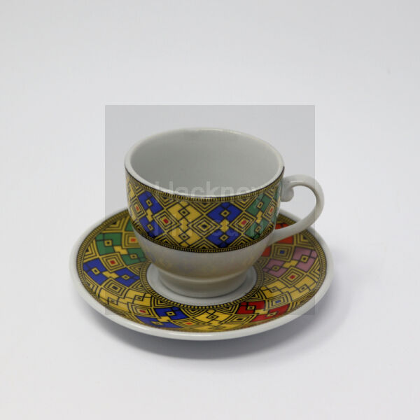 Kaffa coffee cup and saucer | Hackney Museum