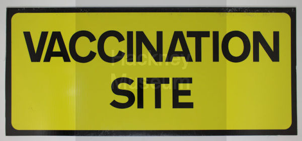 Sign: Vaccination Centre | Hackney Museum