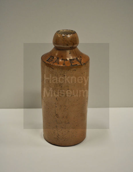 Stoneware bottle : Batey | Hackney Museum