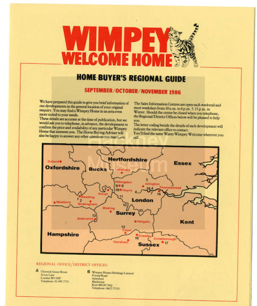 "Wimpey Welcome Home: Home Buyers Regional Guide" | Hackney Museum