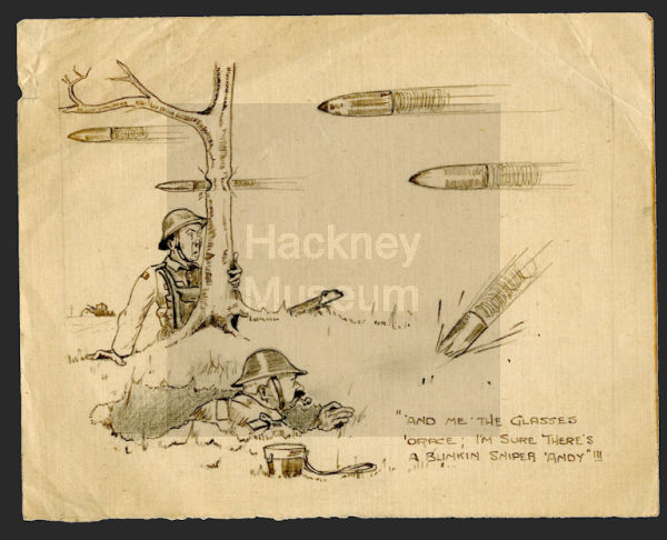 First World War Sketch | Hackney Museum