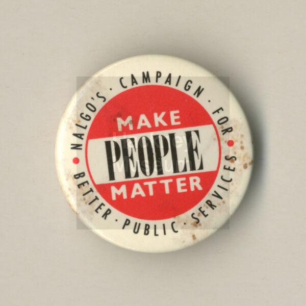 Badge - Make People Matter | Hackney Museum