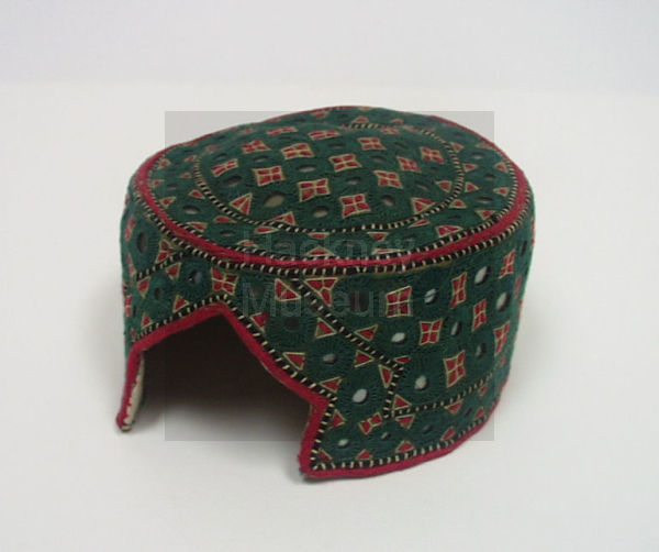 Sindhi man's Muslim prayer cap | Hackney Museum