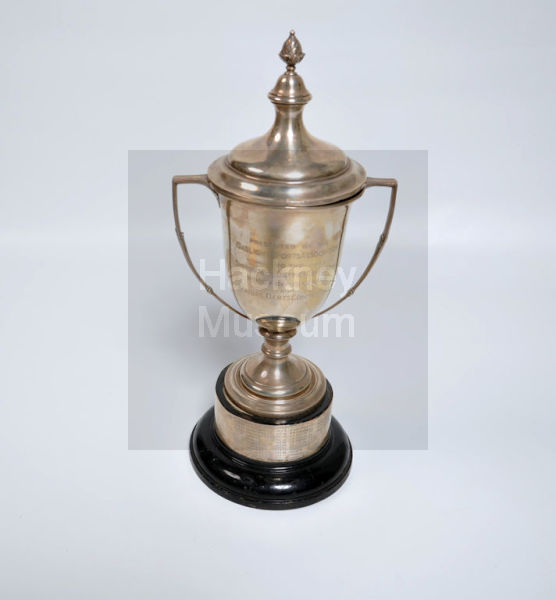 Sports trophy : Gas light sports association, Shoreditch league, annual ...