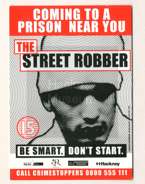 'The street robber' postcard | Hackney Museum