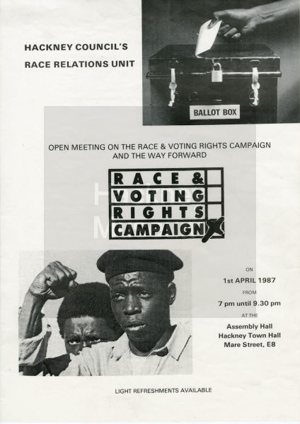 Campaign poster (voting rights) : Race and Voting Rights Campaign ...